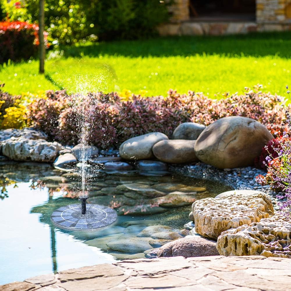 AquaBloom™ | Solarbrunnen für Ruhe & Eleganz im Garten – Movina Deutschland