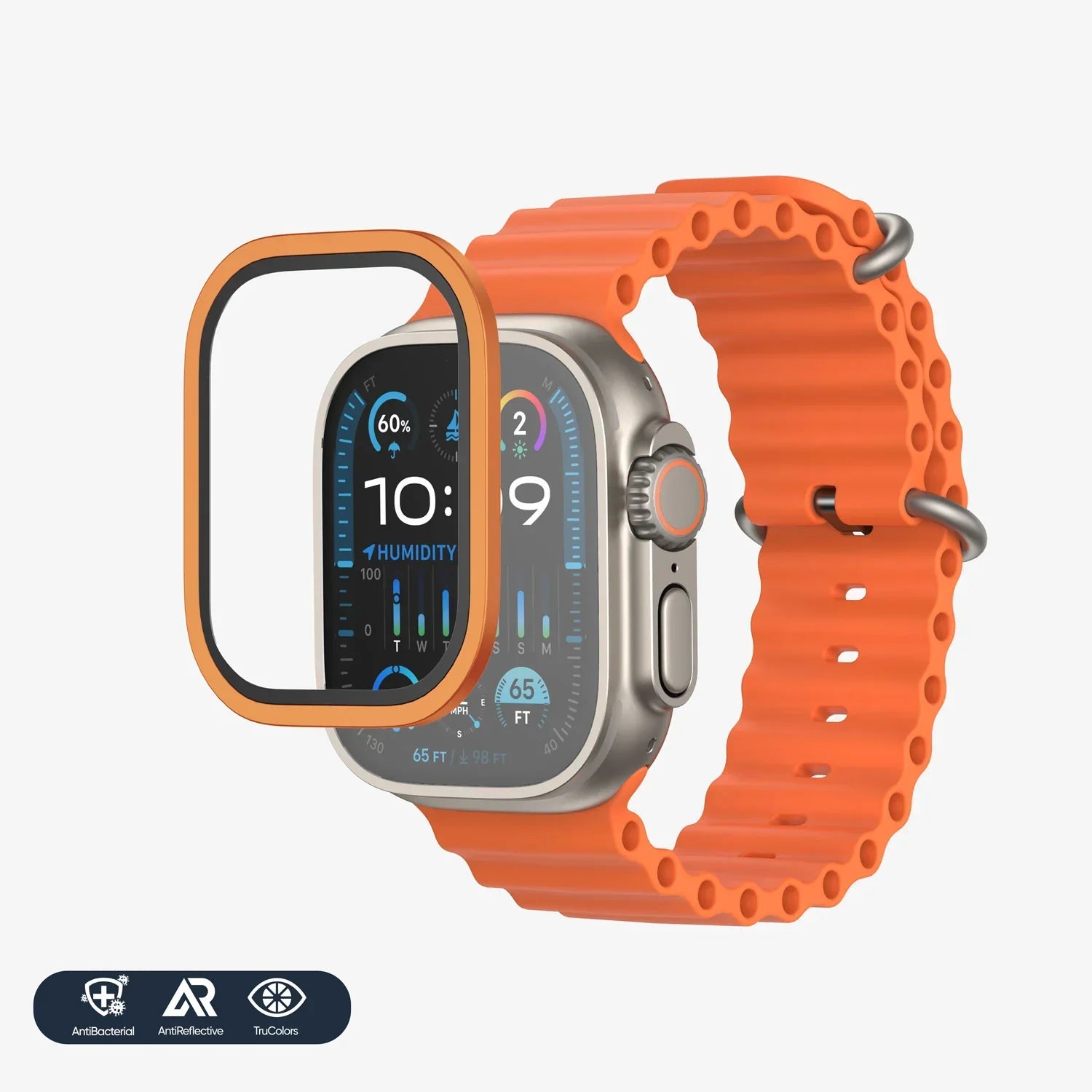 1+1 GRATIS | WatchArmor™ | Premium Displayschutz für Apple Watch Ultra ...